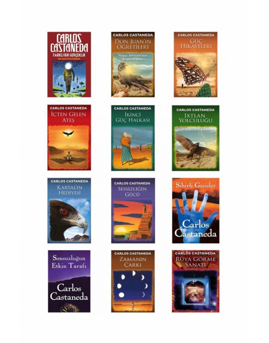 12'Lİ SET - CARLOS CASTANEDA (TÜM ESERLERİ)